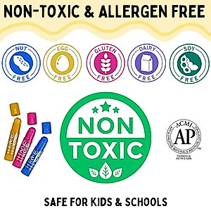 Kwik Stix Solid Tempera Paint Sticks, 6 Colors, Washable Paint Sticks for Kids, Super Quick Drying, Non-Toxic, Allergen Free, Paint Sticks in Classic Colors, Paint for Kids and Toddlers