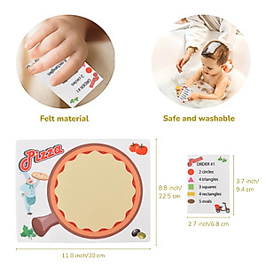 CHEFAN Pizza Counting Toddler Toys, Toddler Number Learning Toys, Preschool Math Games, Manipulatives for Preschool