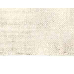 CleverDelights 20 Inch Ivory Burlap Squares - 4 Pack - Jute Burlap Fabric - Finished Edges - 20" x 20"