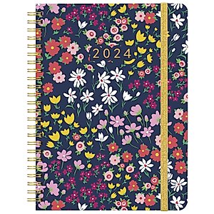 2024 Academic Planner - Planner 2024 Weekly & Monthly Planner with Tabs, 6.3" x 8.5", Jan 2024-Dec 2024, Daily Planner Yearly Agenda Calendar Organizer