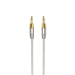 Sukira HiFi Cable Compatible with Sennheiser HD700 Headphones Balance Line (4-pin XLR Male) Upgrade Cable, Silver Plated Wire 1.5m/4.9ft