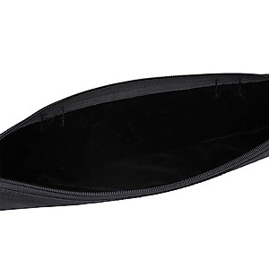 1 pc Flute Storage Bag, Portable Oxford Fabric Black Vertical Flute Case for Outdoor Home