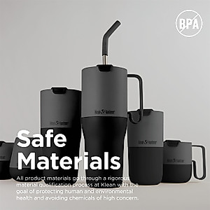 Klean Kanteen 36oz Rise Tumbler with Straw Lid - Asphalt