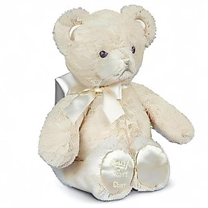Bearington Creamy White Teddy Bear Plush, 12 Inch Creamy White Stuffed Animal