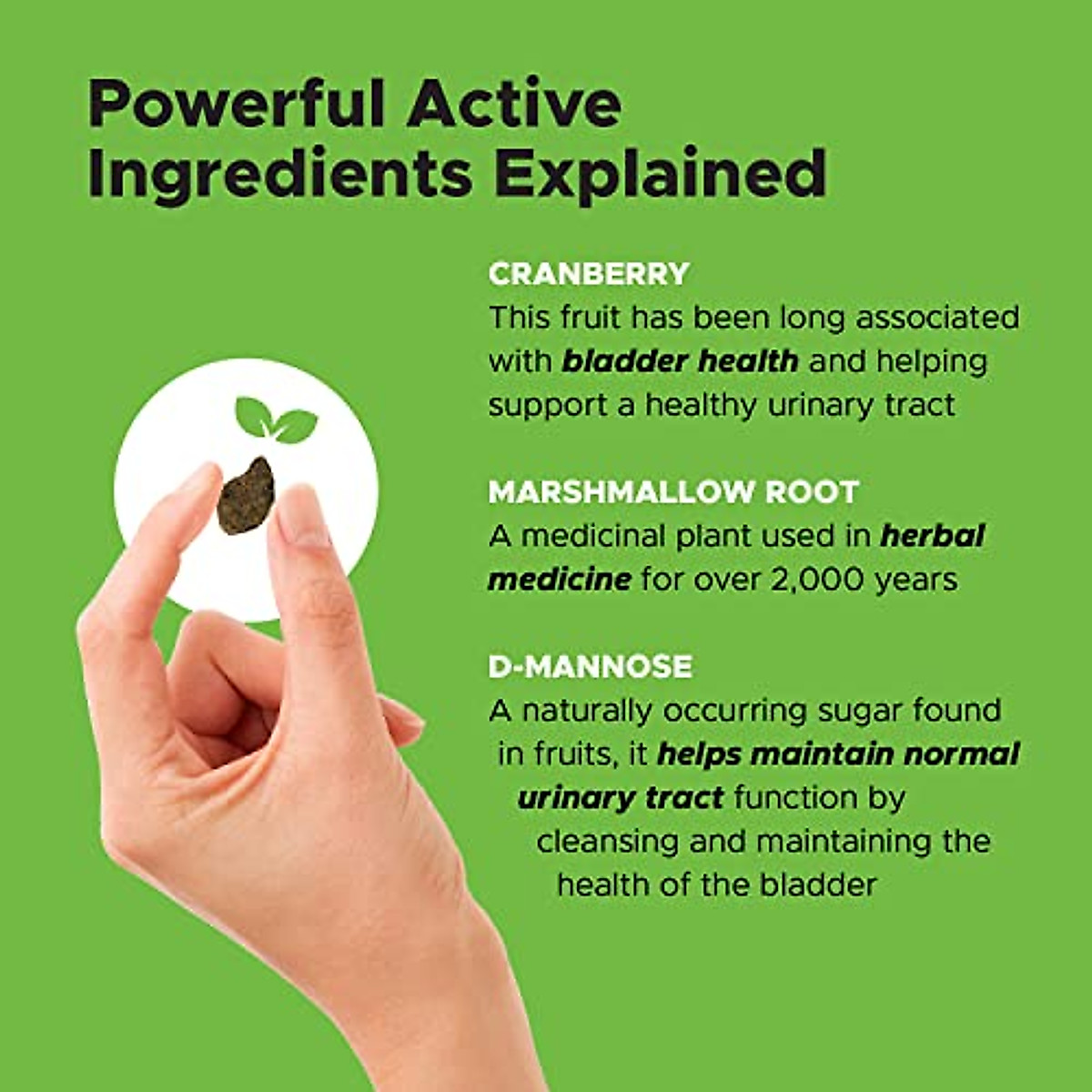 Pet Honesty Bladder Health Cranberry Supplement for Dogs – Kidney Support for Dogs, Dog UTI - Cranberry & D-Mannose to Help Support Dog Urinary Tract Health, Dog Urine & Dog Bladder Support (Chicken)