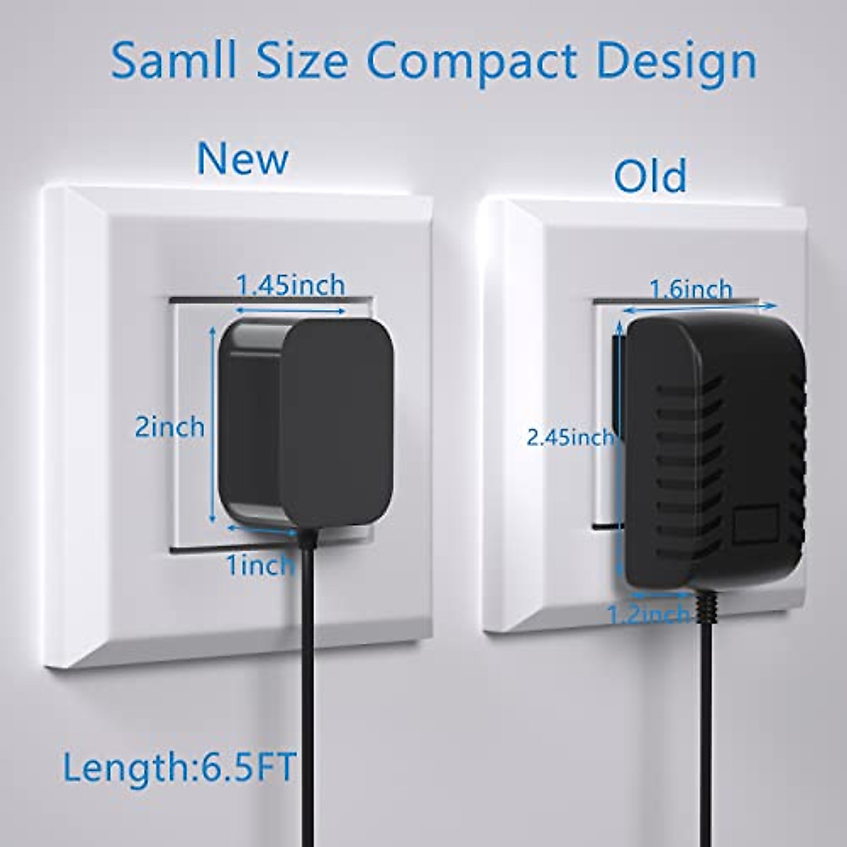 5V for Graco Baby Swing Power Cord for Graco Simple Sway, Glider LX/Elite/Premier/Petite LX, DuoGlider, Sweetpeace,Duesoothe, DuetConnect LX, Nova Baby Swing Power Cord Replacement