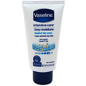 Vaseline Intensive Care Petroleum Jelly, Deep Moisture, 4.5 Ounce