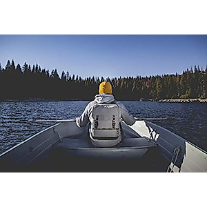 PICNIC TIME Bar Backpack 16-Piece Portable Cocktail Set, Portable Bar Case with Cocktail Shaker Set, (Gray)