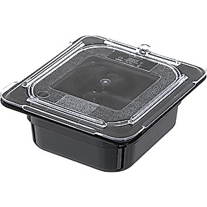 CFS 3068303 StorPlus Sixth Size Food Pan, Polycarbonate, 2.5" Deep, Black