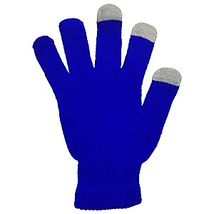 Winter Magic Gloves, 12 Pairs Stretchy Warm Knit Bulk Pack Mens Womens