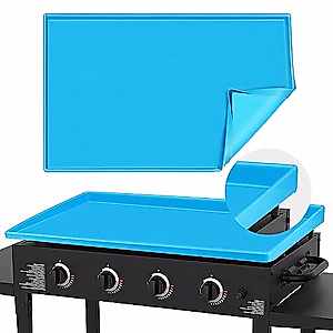 Eibodian Silicone Griddle Mat for 36" Blackstone, Upgraded Full-edge Blackstone Griddle Cover, Heavy Duty Food Grade Silicone Grill Mat Protects Grill Year-Round from Debris, Insects, and Rust