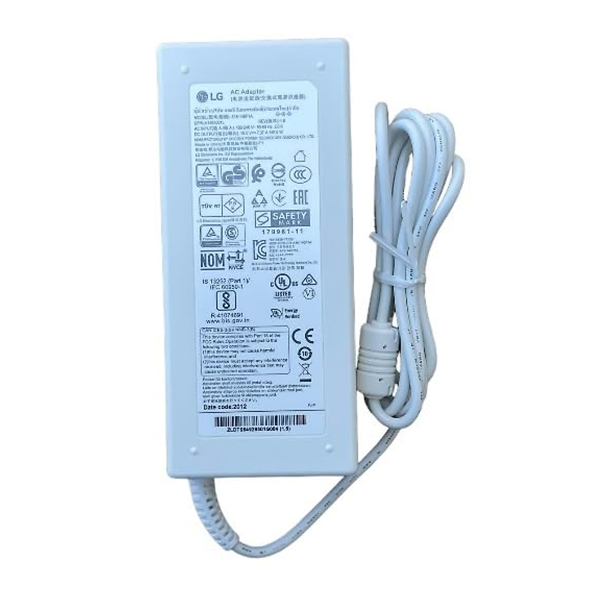 AC Adapter Compatible with LG Power Supply LCAP31 LCAP-31