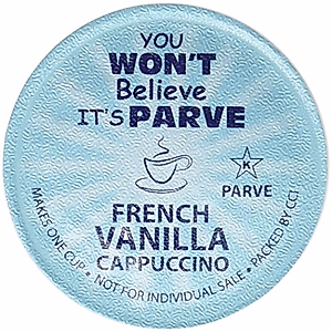 Kahan's Parve French Vanilla Cappuccino Single Serve Beverage Cups 12/Box