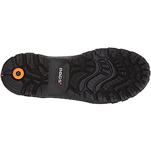 Bogs Men's Sauvie Slip On Low Height Chukka Waterproof Rain Boot, Black, 12