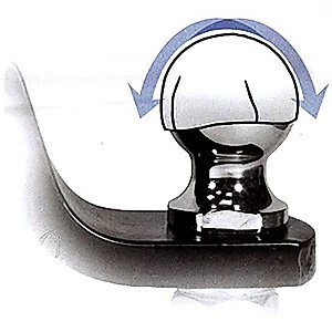 Ball Hitch Shield - Fits 2 516 or 2 12 Ball Replace The Grease with a 100 Industrial Grade Teflon Shield No More Mess, white