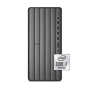 HP Envy Desktop Computer, NVIDIA GeForce RTX 2060, Intel Core i7-10700, 16 GB RAM, 1 TB SSD Storage, Windows 11 (TE01-1050, 2020 Model)