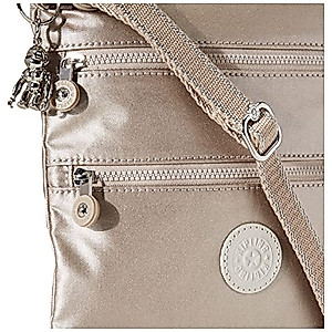Kipling womens Keiko Mini Crossbody Bag, Metallic Glow, 8 L x 9 H 1.25 D US