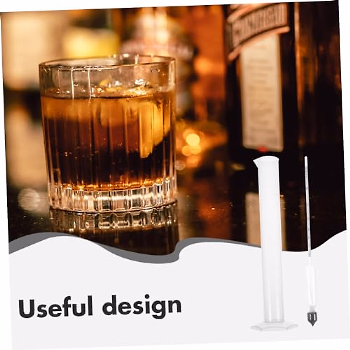 PRETYZOOM 1 Set Wine Making Kit Hydrometer for Wine Making Compact Measuring Tube Reusable Hydrometer Professional Measuring Tube Beverages Tester Meter Convenient Alcohol Meter Glass