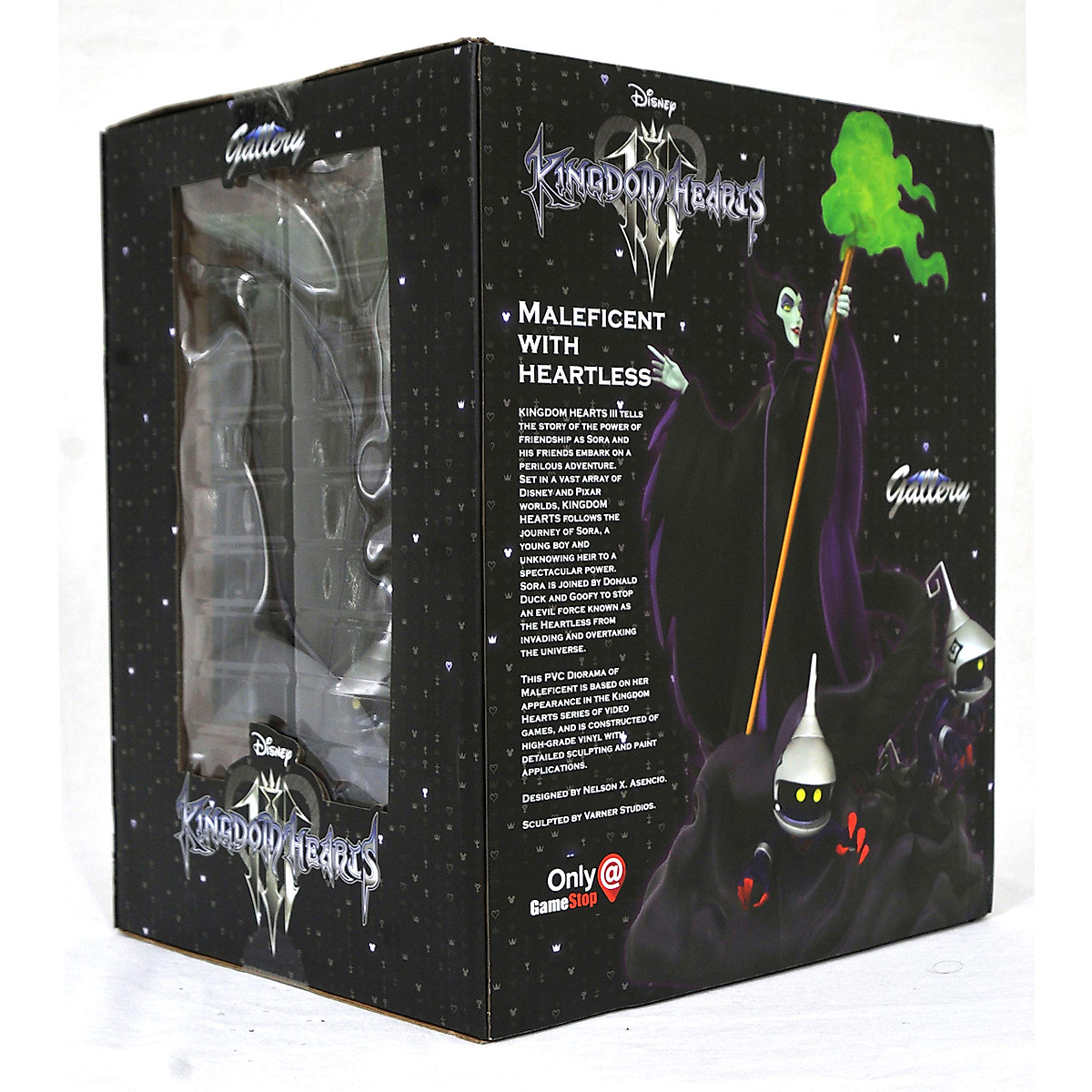 DIAMOND SELECT TOYS Kingdom Hearts III Gallery: Maleficent PVC Figure, Multicolor, 11 inches