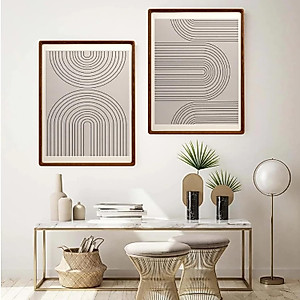 Natural Wood Photo Frames Inspired Tabletop Picture Frame with Mat, Vertical or Horizontal Display (Walnut, 18x24 matted to 16x20)