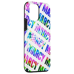 iPhone 12 mini Custom Marcy Phone Cover White Personalized Tie Dye Case