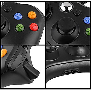 YUDEG Xbox 360 Wired controller Gamepad Controller for Xbox 360(Black)