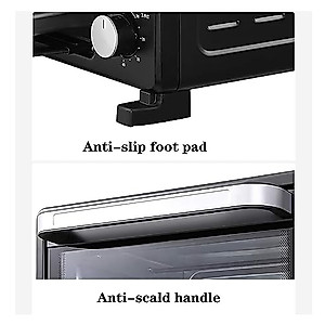 MODADA Home electric oven with convection function oven, 35 liters 1500 large capacity multifunctional automatic oven baking cake four baking positions small household 60 minutes timer convection tabl