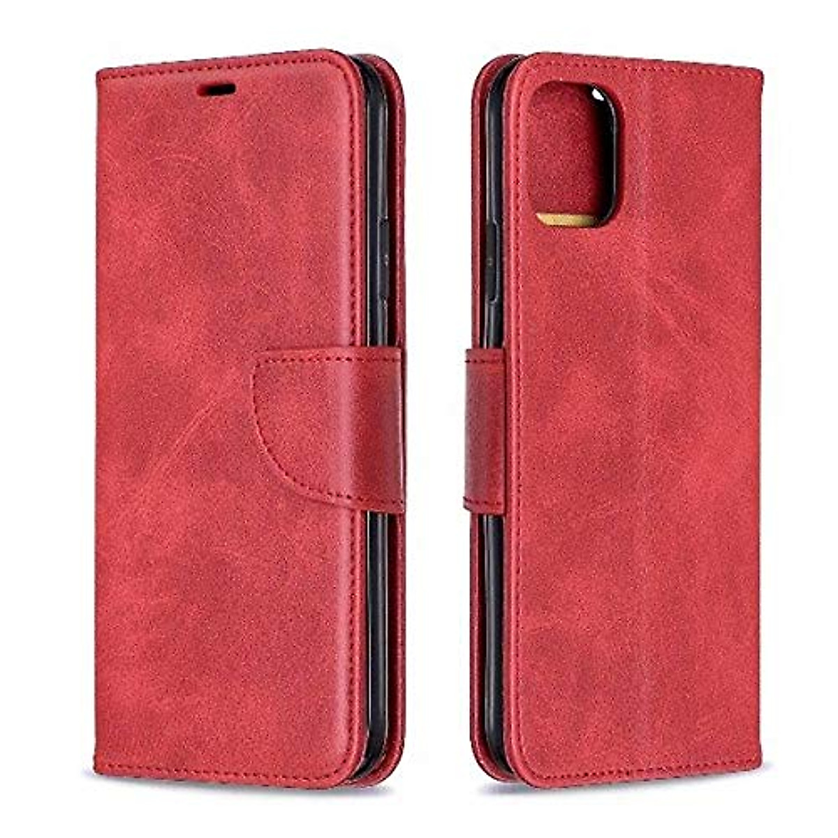 GLOW Co., Ltd. iPhone 12 Pro Max Notebook Type Case with Strap, Red, Tempered Glass & Stylus Pen 407-2-02
