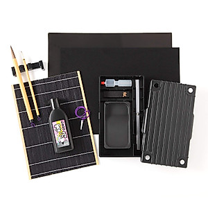 モリベクリエーション Moribe Creation MOS-25K Calligraphy Set, Standard, Hemp Style, Natural