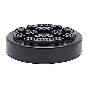 5PCS 4.7'' Round Rubber Arm Pads, Universal Car Lift Pad, Jack Stand Pad Adapter, Pinch Weld Side Frame Rail Protector for Auto Lift Car Truck Hoist