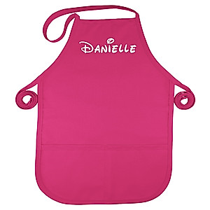 Personalized Kids Apron - Chef Apron for Kids - Add a Name to Personalize Kids Aprons for Girls or Boys