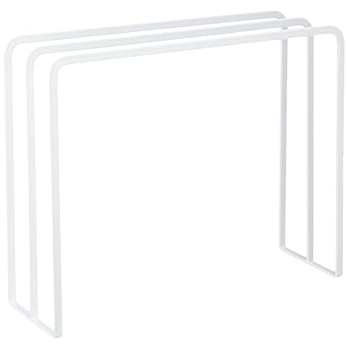 Yamazaki Dish Home Dishcloth Hanger | Steel | Towel Holder, One Size, White