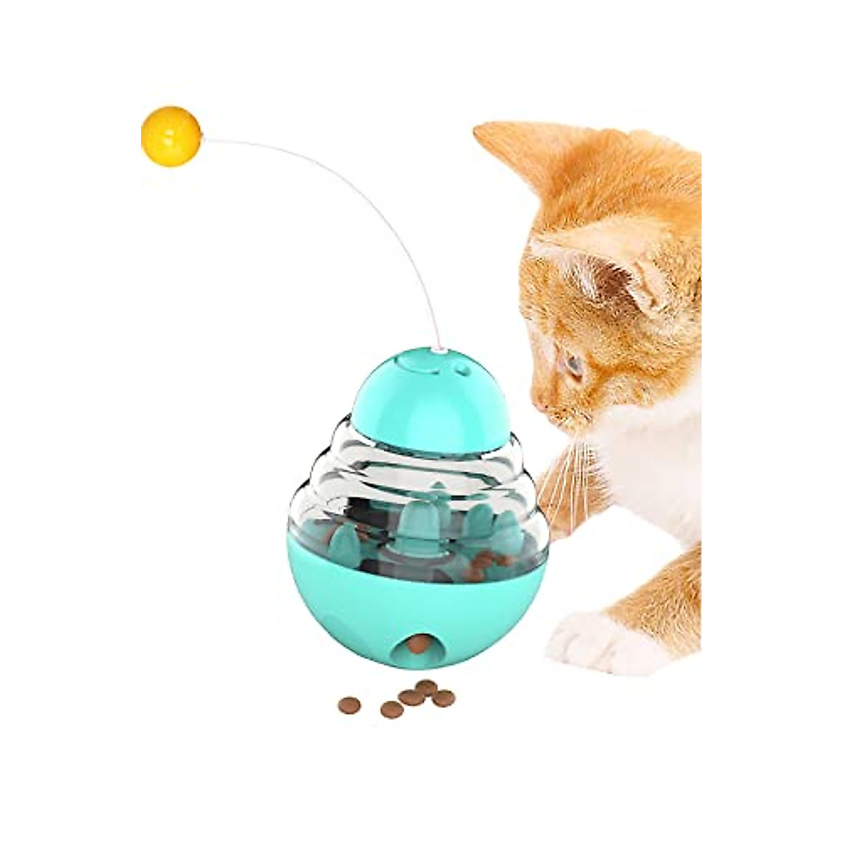 AOSUI cat Treat Toy，Best cat Toys for Bored Cats，cat Treat Dispenser，Treat Dispensing cat Toy，cat Feeder Ball，Kitty Toys，cat Food Toy