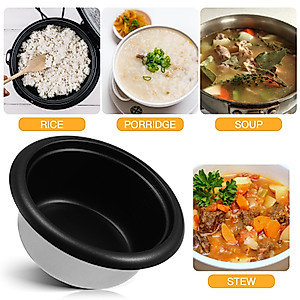 FRCOLOR Slow Cooker Rice Cooker Liner Shower Steamer Rice Container Cerote Cookware Revere Ware Pots and Pans Soup Pot Liner Electric Pressure Cooker Pot Home Cooker Inner Pot Cooking Pot