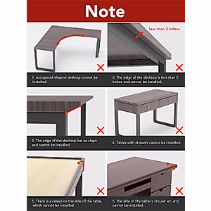 HONJIE Computer Arm Rest for Desk, Suitable for Office desks, Sturdy Mouse arm Support, Computer Desk Extender, Suitable for Home and Office