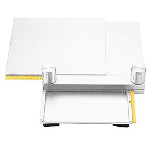 XY Microscope Stage,Z006 Aluminum Alloy Adjustable Digital Microscope Bottom 105x14.6x15.2mm,Microscope Gliding Table Base Lifting Desktop Support
