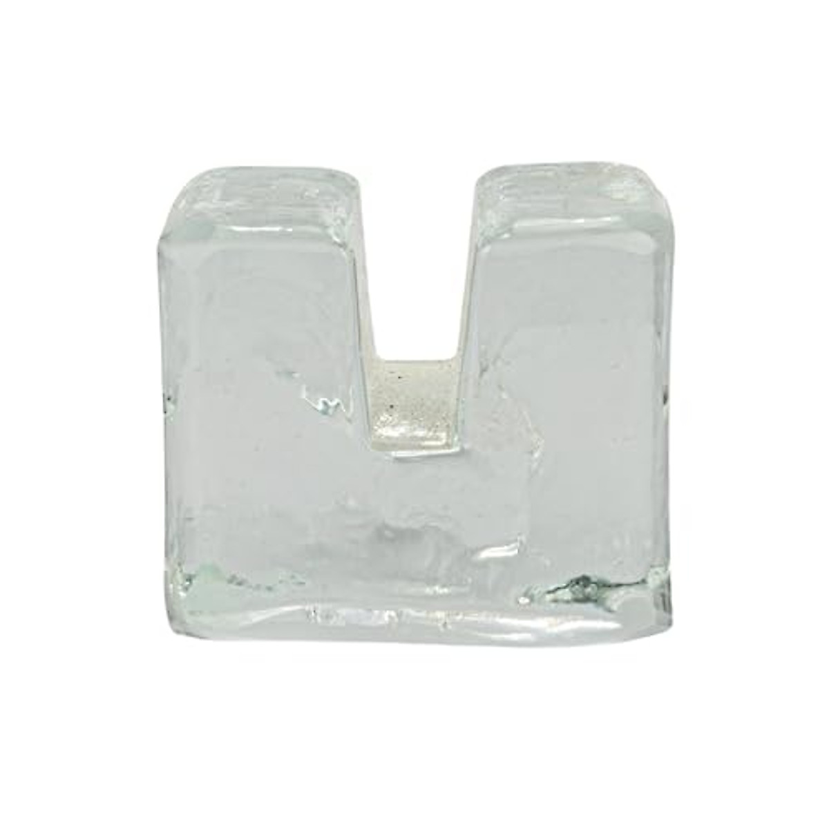 Creative Co-Op Glass Cube Place Card/Photo Holders with Paper Cards, Clear, Set of 6