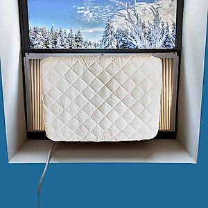 Evelots Air Conditioner Cover-A/C-Window-Indoor-Elastic-Double Insulation-No Air
