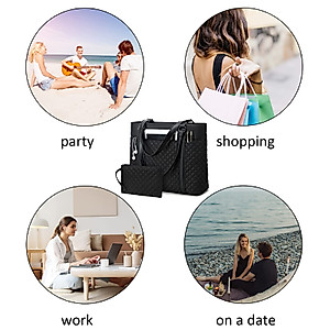 Laptop Tote Bag Womens Work Bags Purse Floral Teacher Handbag Shoulder Bag fit 15.6 in laptop