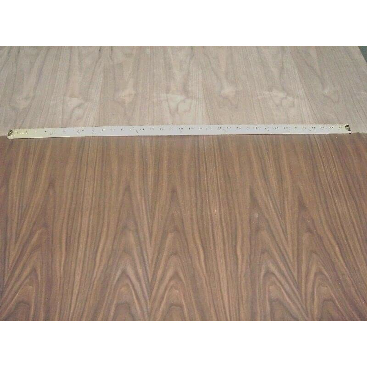 Walnut Wood Veneer 48" x 96" with Dark Brown Paper Backer 4' x 8' x 1/40" Thick
