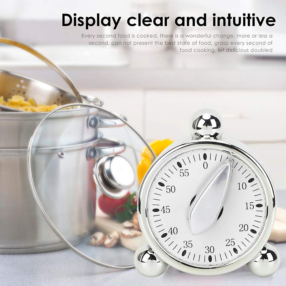 Mechanical Timer Cooking Reminder Precise Alarm Clocks for Kitchen Hairdressing and Beauty Salon