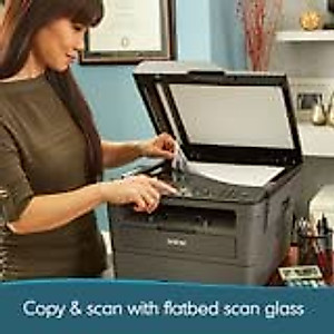 Brother Premium MFC-L2690DW Series Compact Monochrome All-in-One Laser Printer | Print Copy Scan Fax | Wireless | Mobile Printing | Auto 2-Sided Printing | ADF | 26 ppm | Refurbished