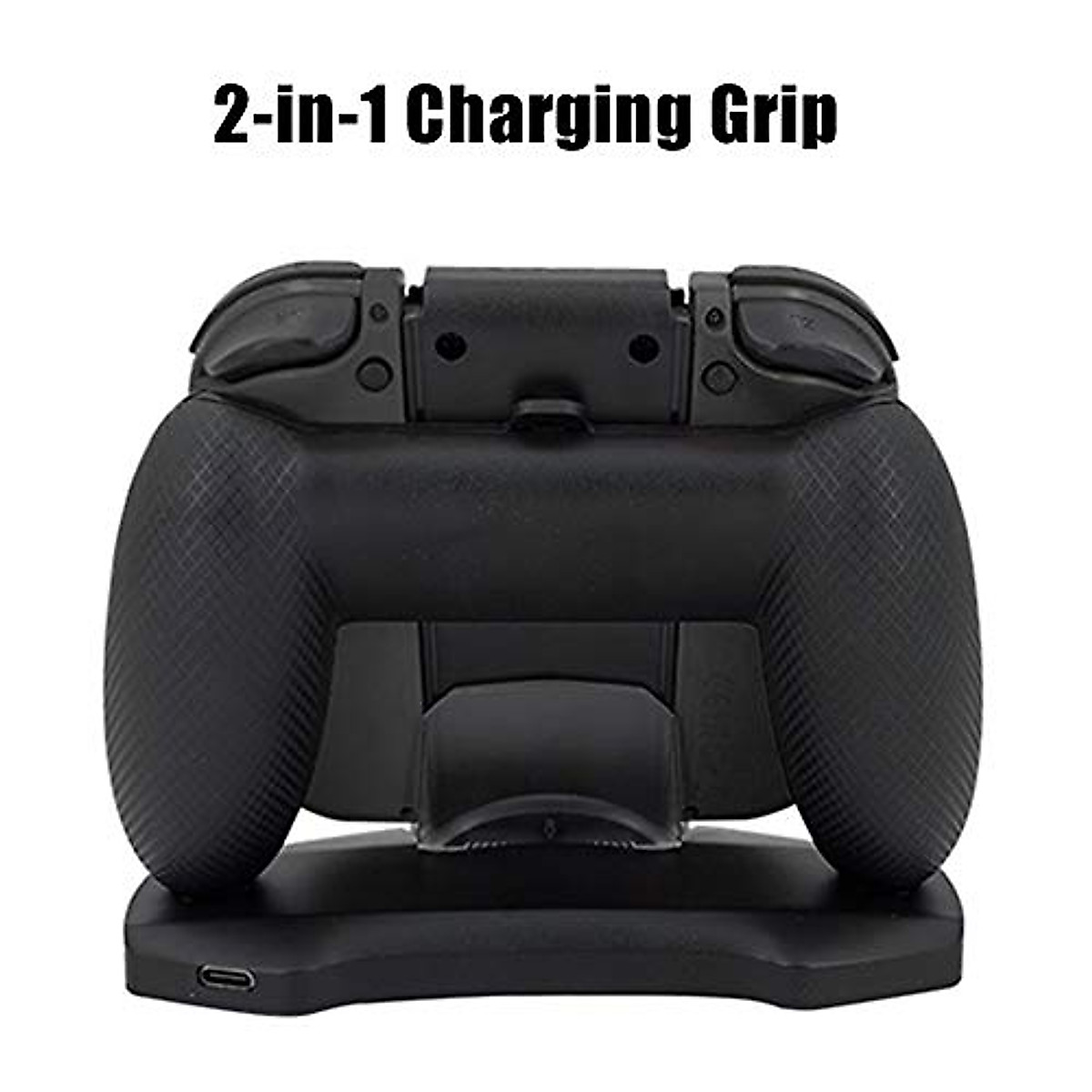 Charging Grip with 1000mAh Battery, 2-in-1Comfort Grip for Joycon Controller,Portable Charger Dock Game Console Charging Station,High Speed Charge