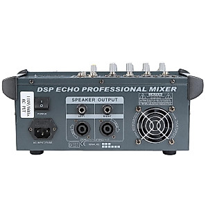 TC-Home 4 Channel Professional Powered Mixer power mixing Amplifier Amp 16DSP with USB Slot