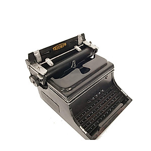 Old Modern Handicrafts 1945 Triumph German Typewriter Handmade Metal - Non-Functional Typewriter Display Model Only