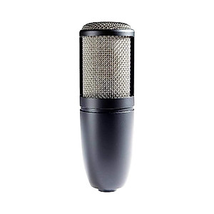 AKG P220 High-Performance Large Diaphragm True Condenser Microphone Bundle with Desktop Boom Scissor Arm Mic Stand and Pop Filter (3 Items)