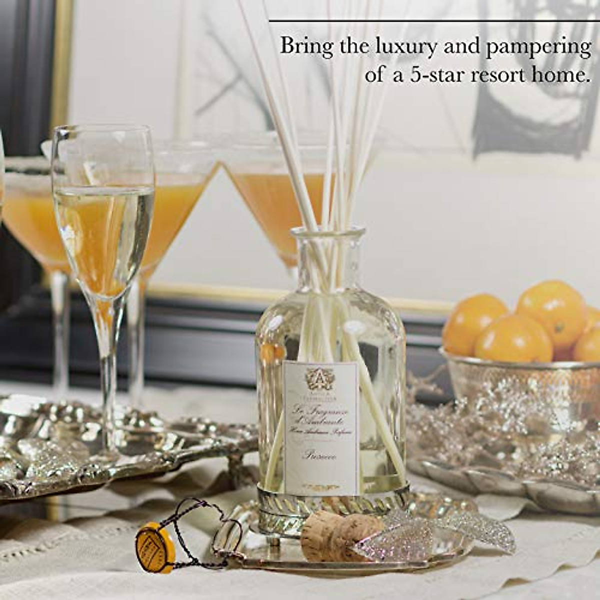 Antica Farmacista Home Ambiance Diffuser, Vanilla, Bourbon & Mandarin, 3.4 Fl Oz