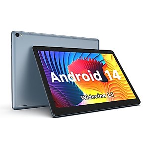 COOPERS Tablet 10 inch, Tablets Android 14, Quad-Core Processor 32GB Storage Tablet Computer, 6GB RAM, 8MP Camera, AM, FM, WiFi, IPS Screen 6000mAh Long Battery Life Tableta