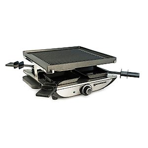 Swissmar Geneva 4-Person Stainless Steel Raclette