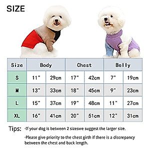 Kayto Dog Sweater, Long Sleeve Thermal Knitted,Dog Winter Clothes for Small Dogs Boy Girl, Pet Coat,Cat Sweatshirt Jacket Puppy Outfits Doggie (Large, Black with Red)